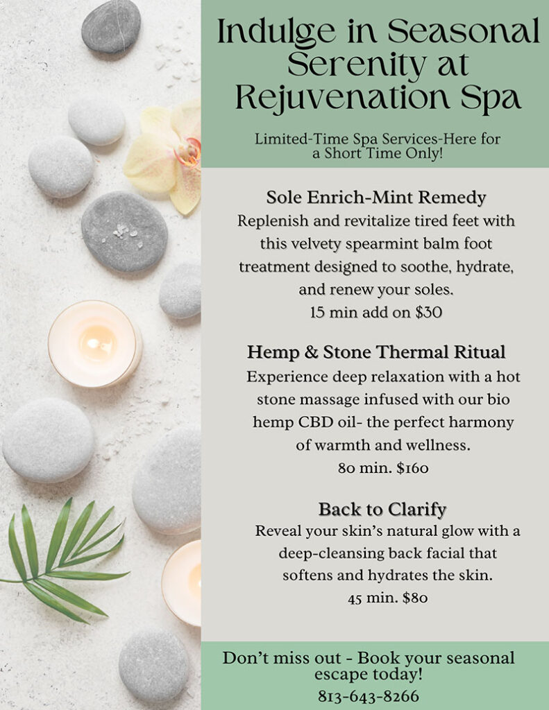 Specials - Rejuvenation Spa